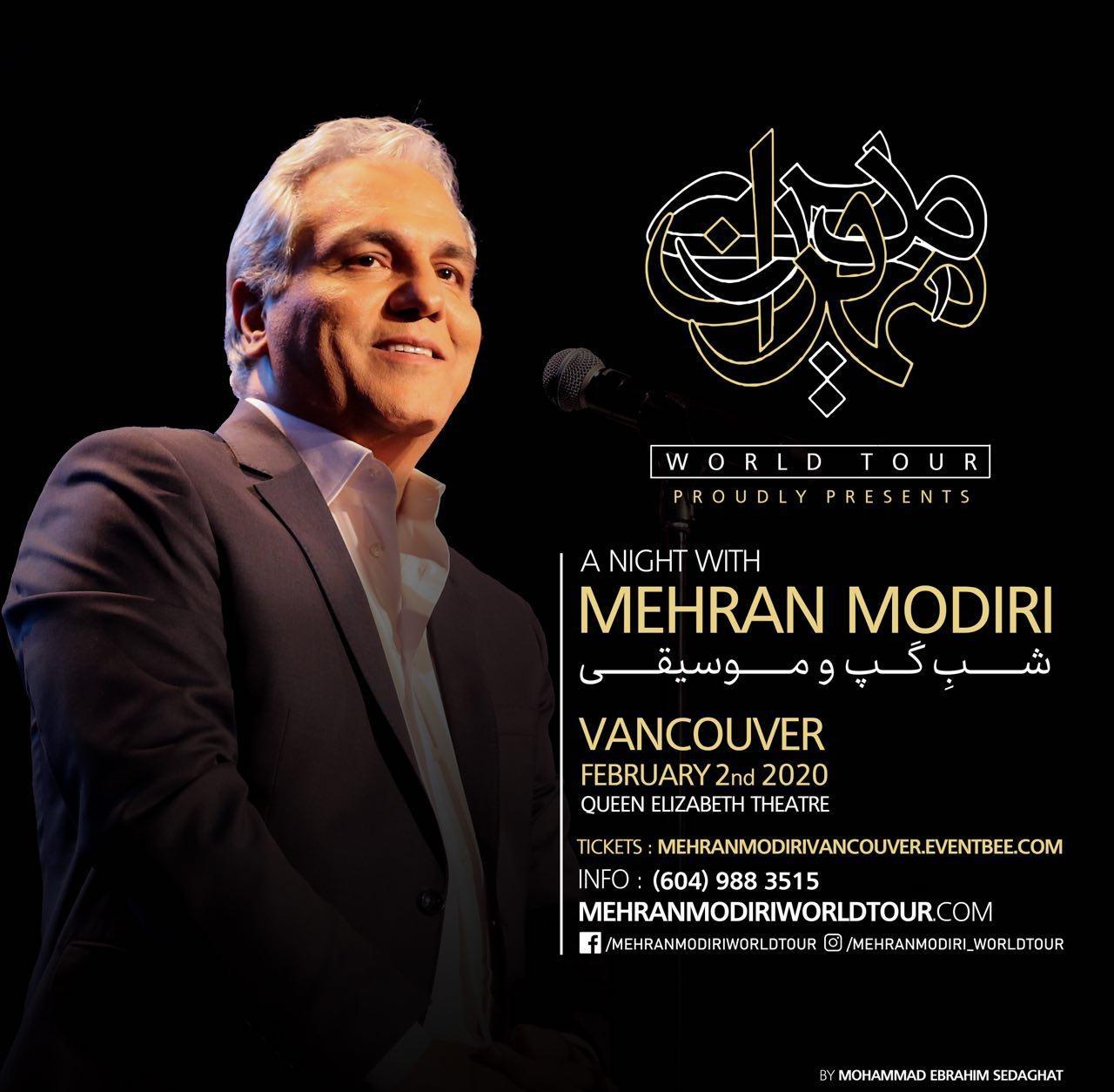 A Night With Mehran Modiri - Vancouver (Queen Elizabeth Theatre ...