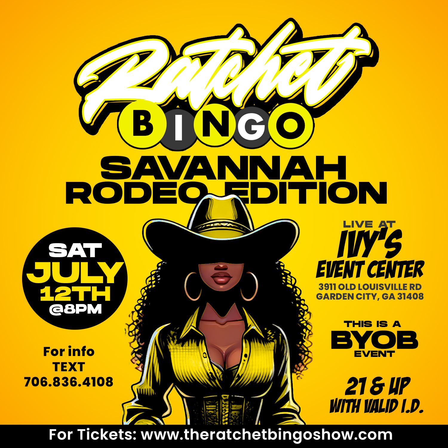 Ratchet Bingo | Savannah Rodeo Edition